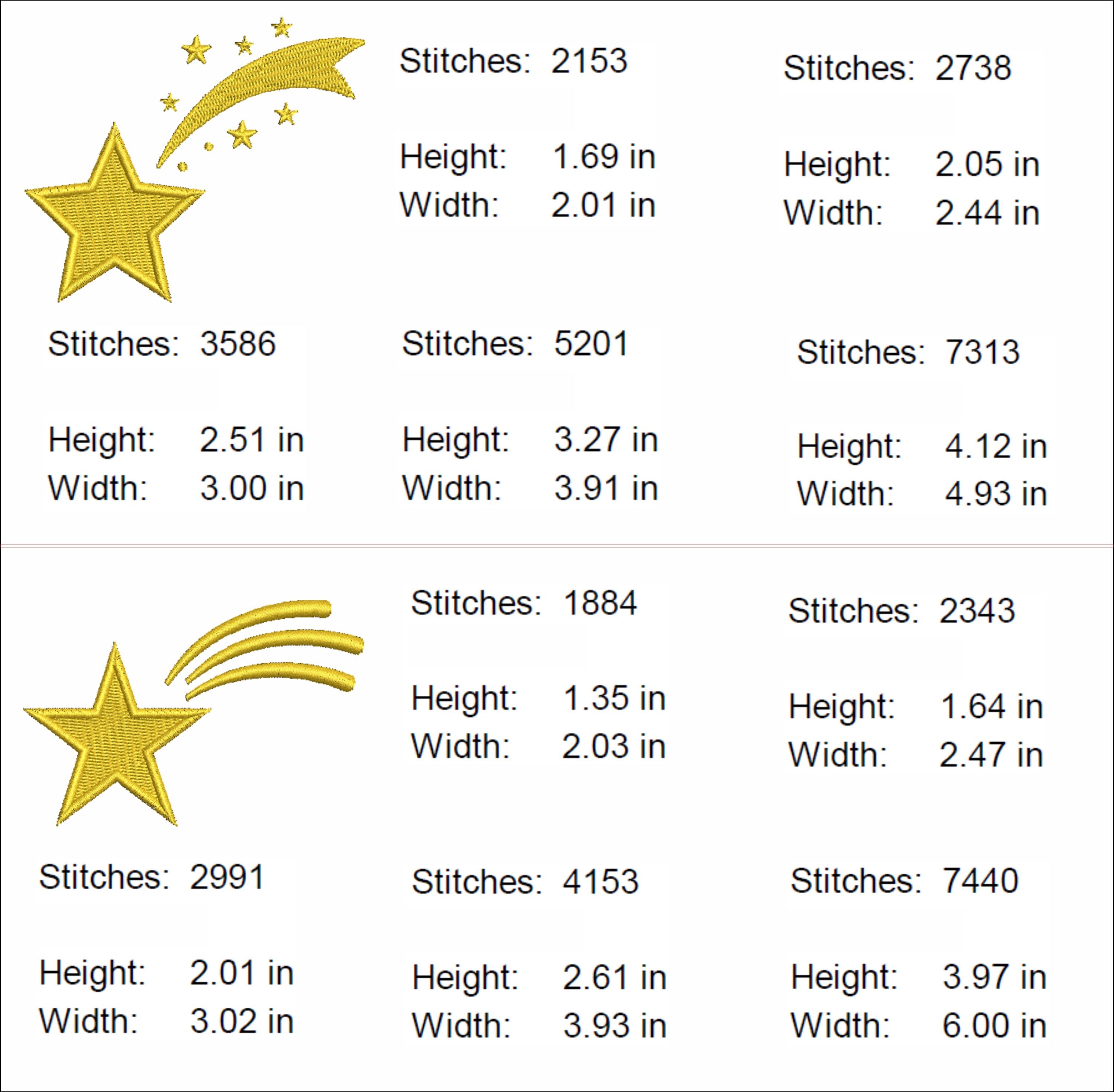 Star Machine Embroidery Designs Pack | Nativity Star Embroidery Files ...