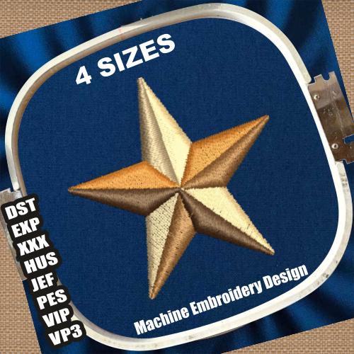 Star Machine Embroidery Designs Pack | Sparkle Star Embroidery Files ...