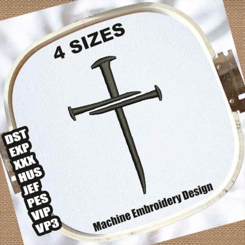 Dst File for a Cross - Etsy