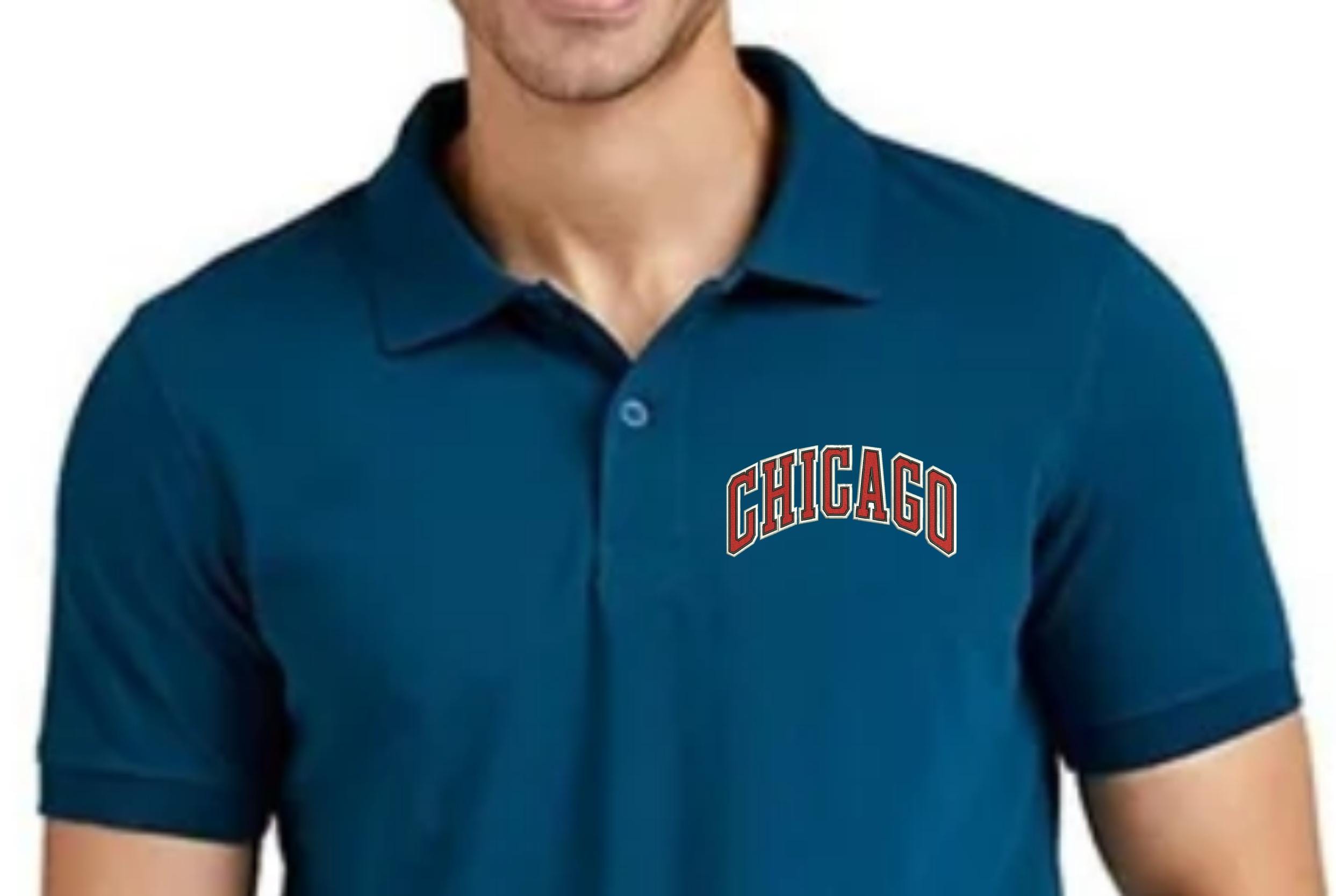 Chicago Varsity Letter Machine Embroidery Designs | Chicago Arched ...