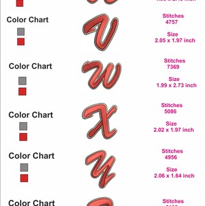 Raised Puff Letters Pack Embroidery Design | 3D Foam Bundle Embroidery ...