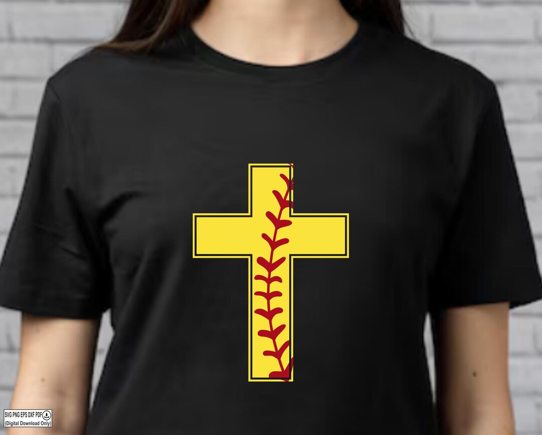 Softball Cross Svg, Sports Png, Baseball Vector Files, Softball Png ...