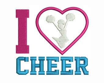 Cheer Girl Pes File - Etsy