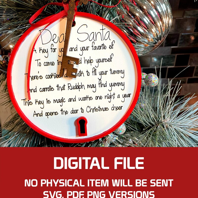 Santa Key - Etsy