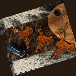 DIGITAL FILE: Leather Saddle Keychain SVG. Incredibly Detailed and ...