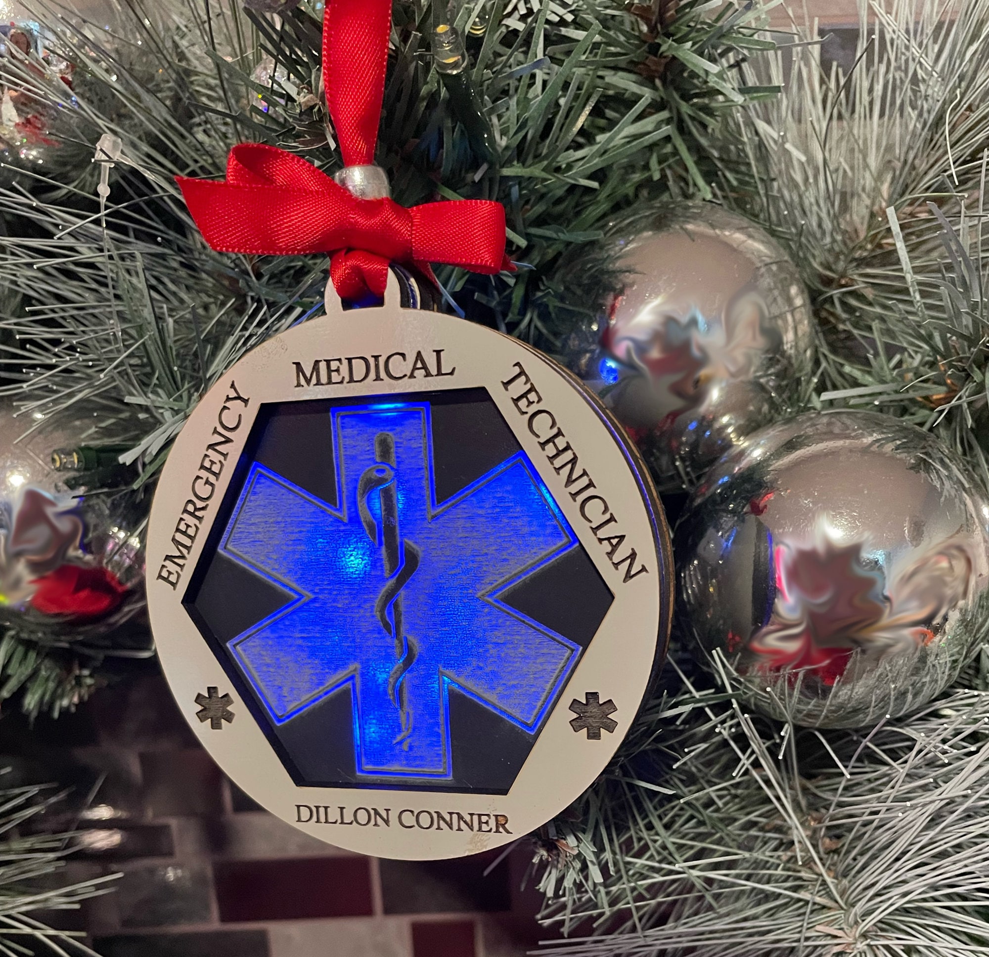 DIGITAL FILE Only Lighted Paramedic Christmas Ornament for - Etsy