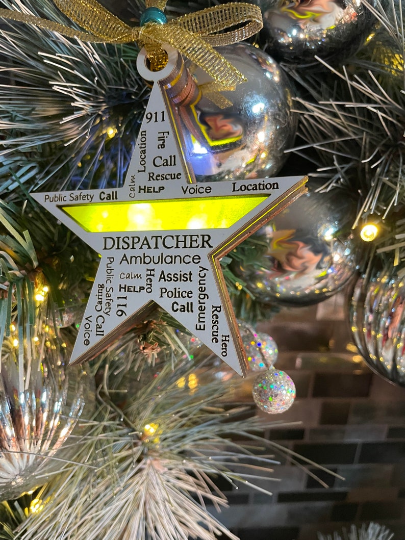 DIGITAL FILE Only Dispatcher Christmas Ornament SVG File - Etsy