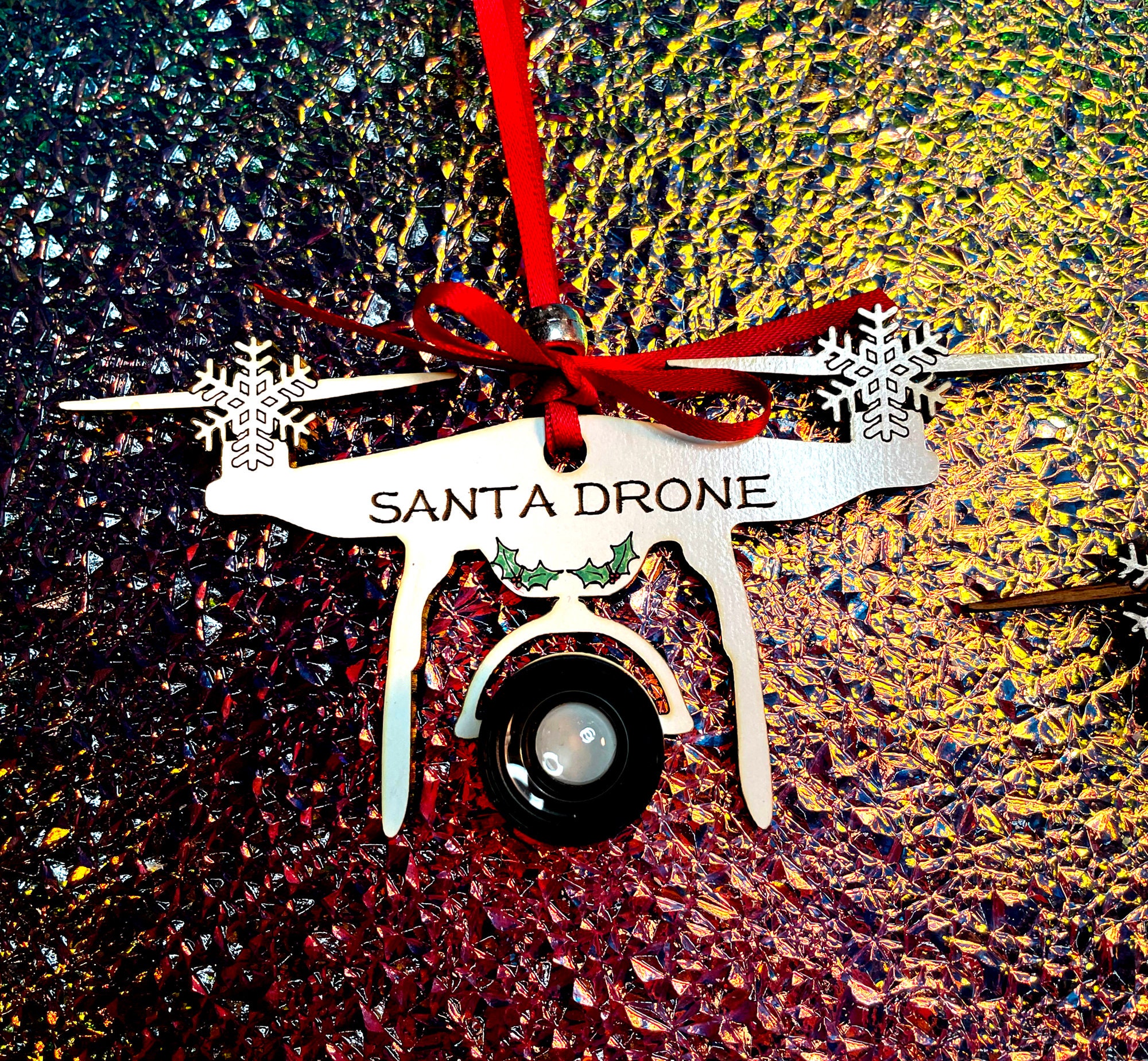 DIGITAL FILE, Santa Drone Christmas Ornament - Etsy