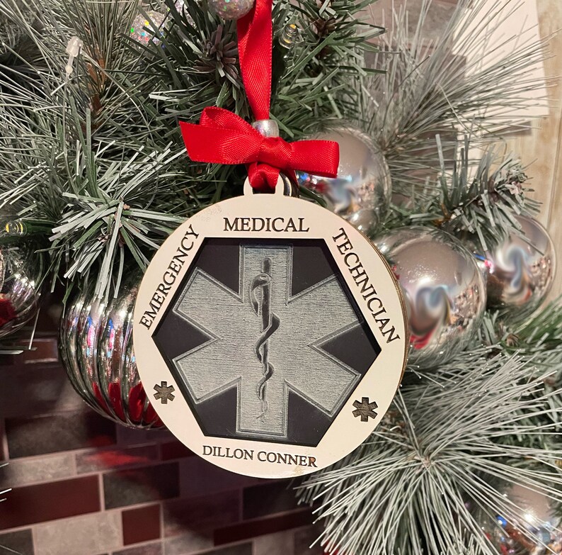 DIGITAL FILE Only Lighted Paramedic Christmas Ornament for - Etsy