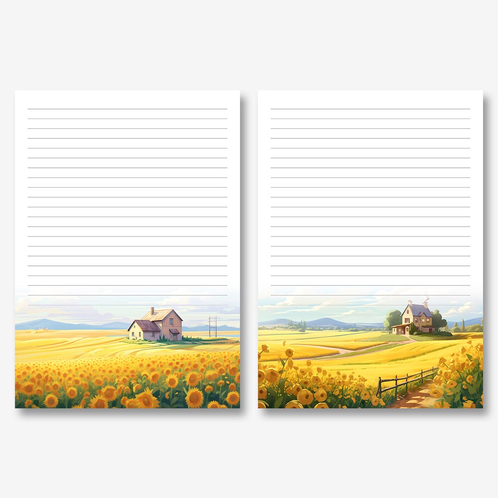 JW Letter Writing Stationery Letter Writing Paper JW Printable Quaint ...