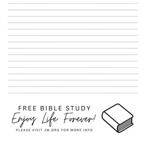Enjoy Life Forever | Bible Study Invitation Campaign | JW Letter ...