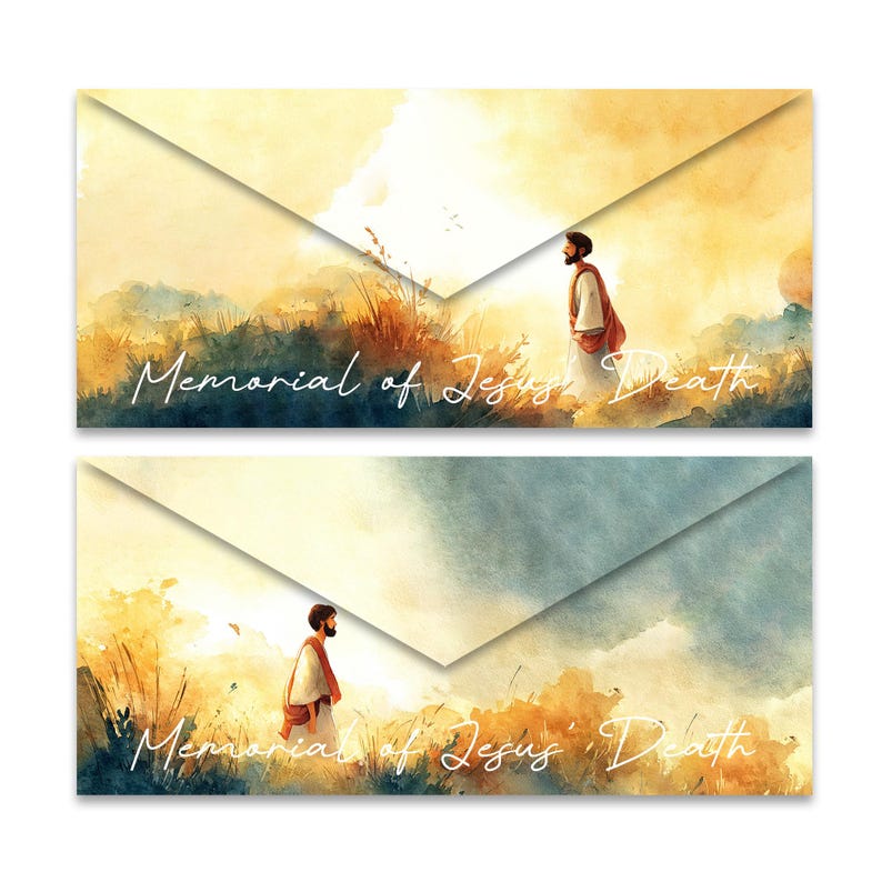 Printable Memorial JW Letter Writing Stationery Envelope | Digital ...