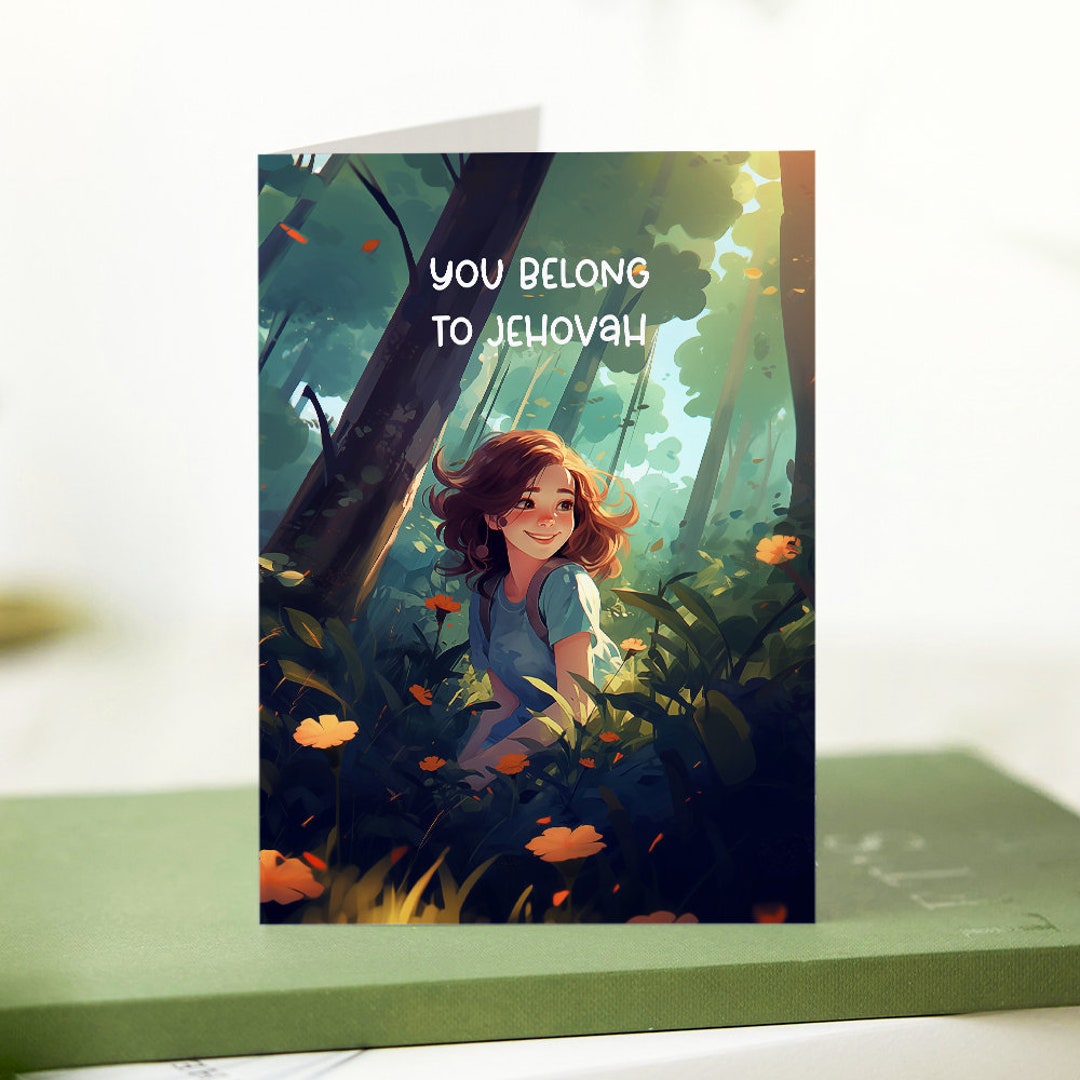 JW Card | Printable Encouragement Card | You Belong to Jehovah ...
