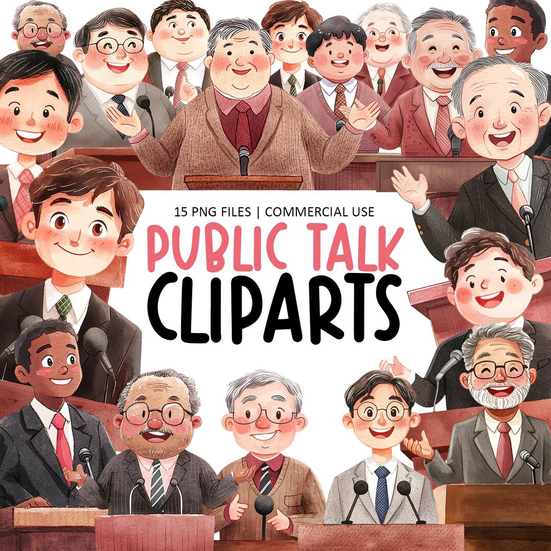JW Clipart | Public Talk | Printable Stickers | Free Commercial Use - Etsy