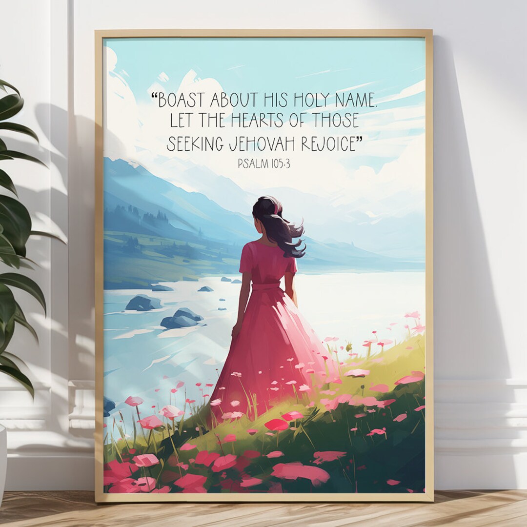 JW Wall Art | Printable Poster for Jehovah's Witness | Home Decor ...