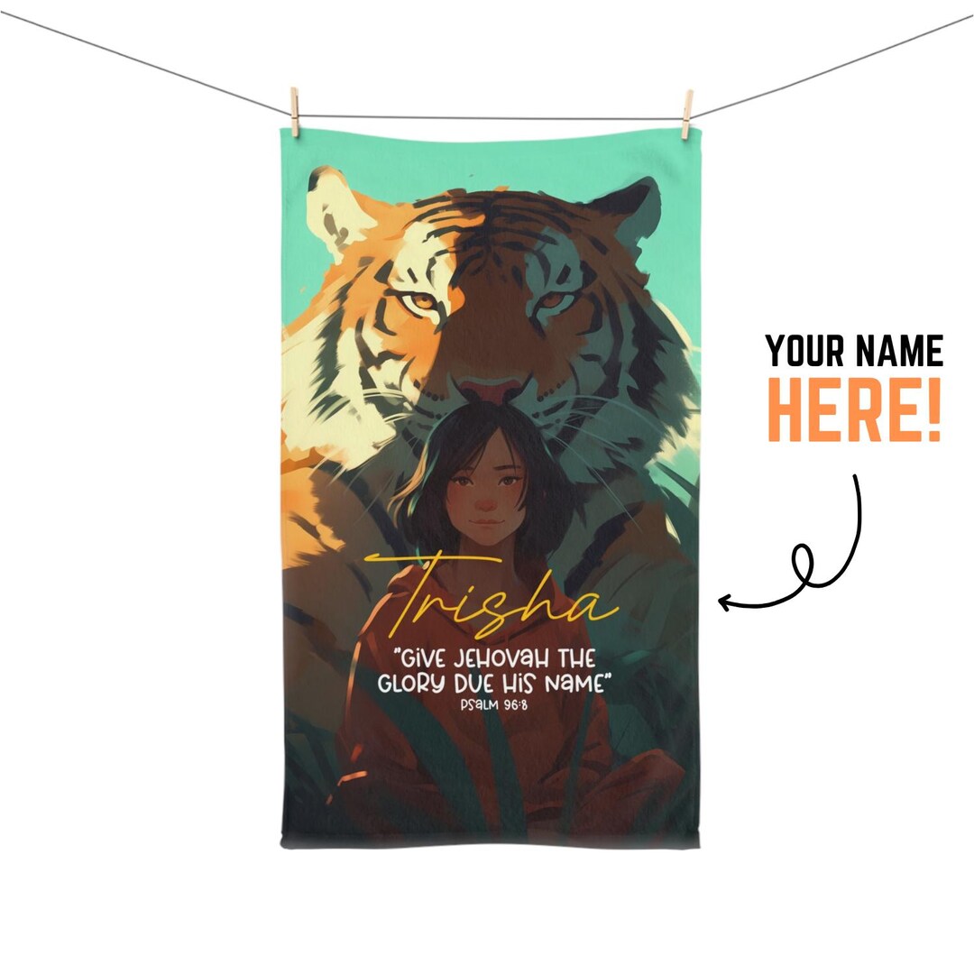 JW 2025 Year Text Personalize JW Hand Towel Baptism Gift Pioneer Gift ...