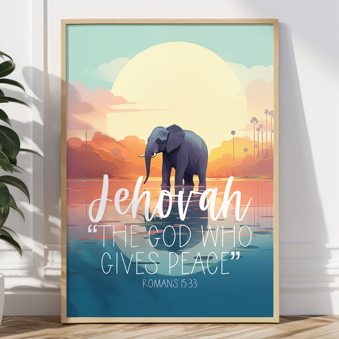 JW Wall Art Printable Poster for Jehovah's Witness Home Decor Regalog ...
