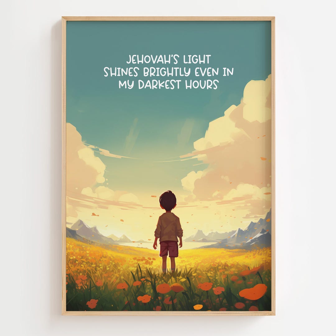 JW Wall Art Printable Poster for Jehovah's Witness Home Decor JW ...