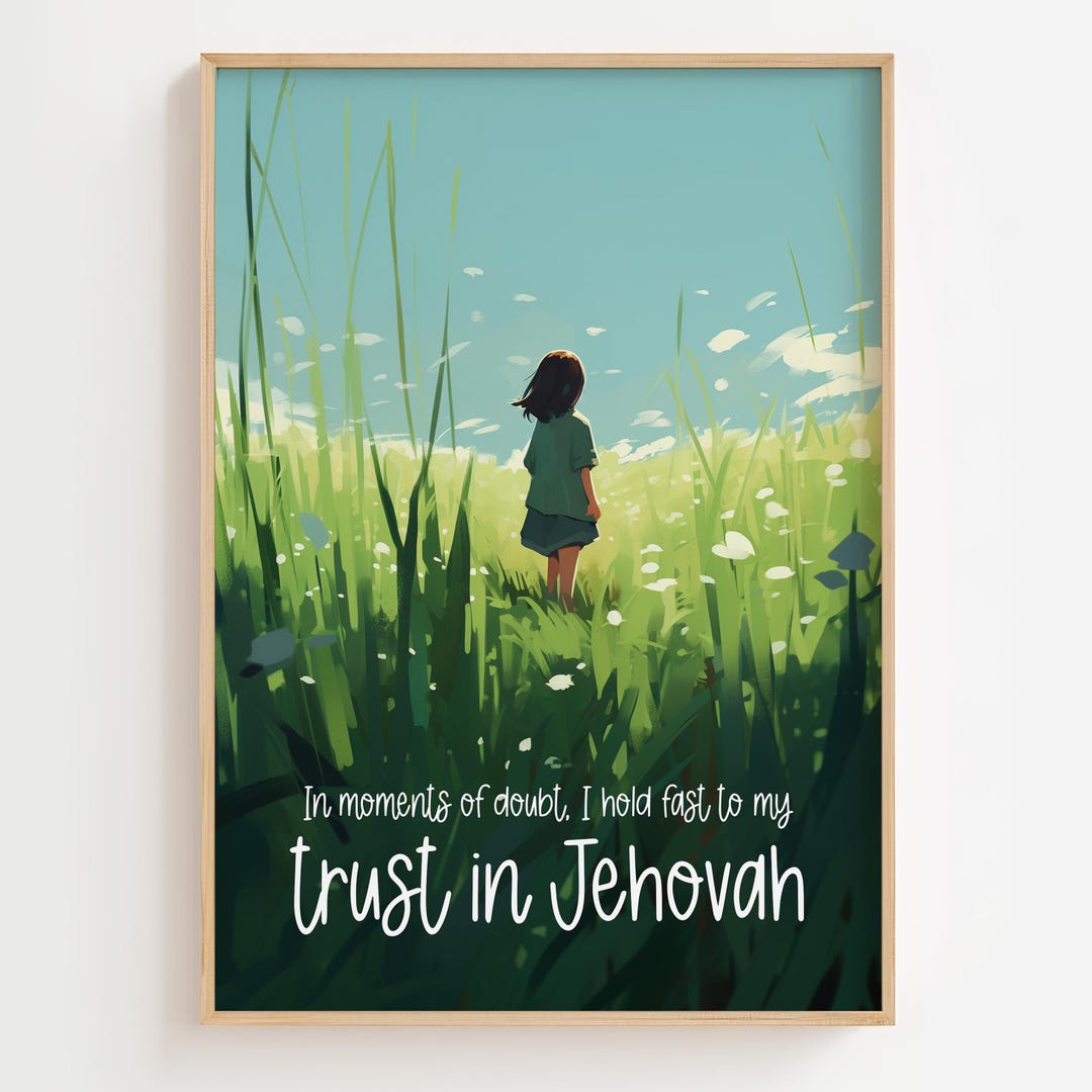 JW Wall Art Printable Poster for Jehovah's Witness Home Decor JW ...