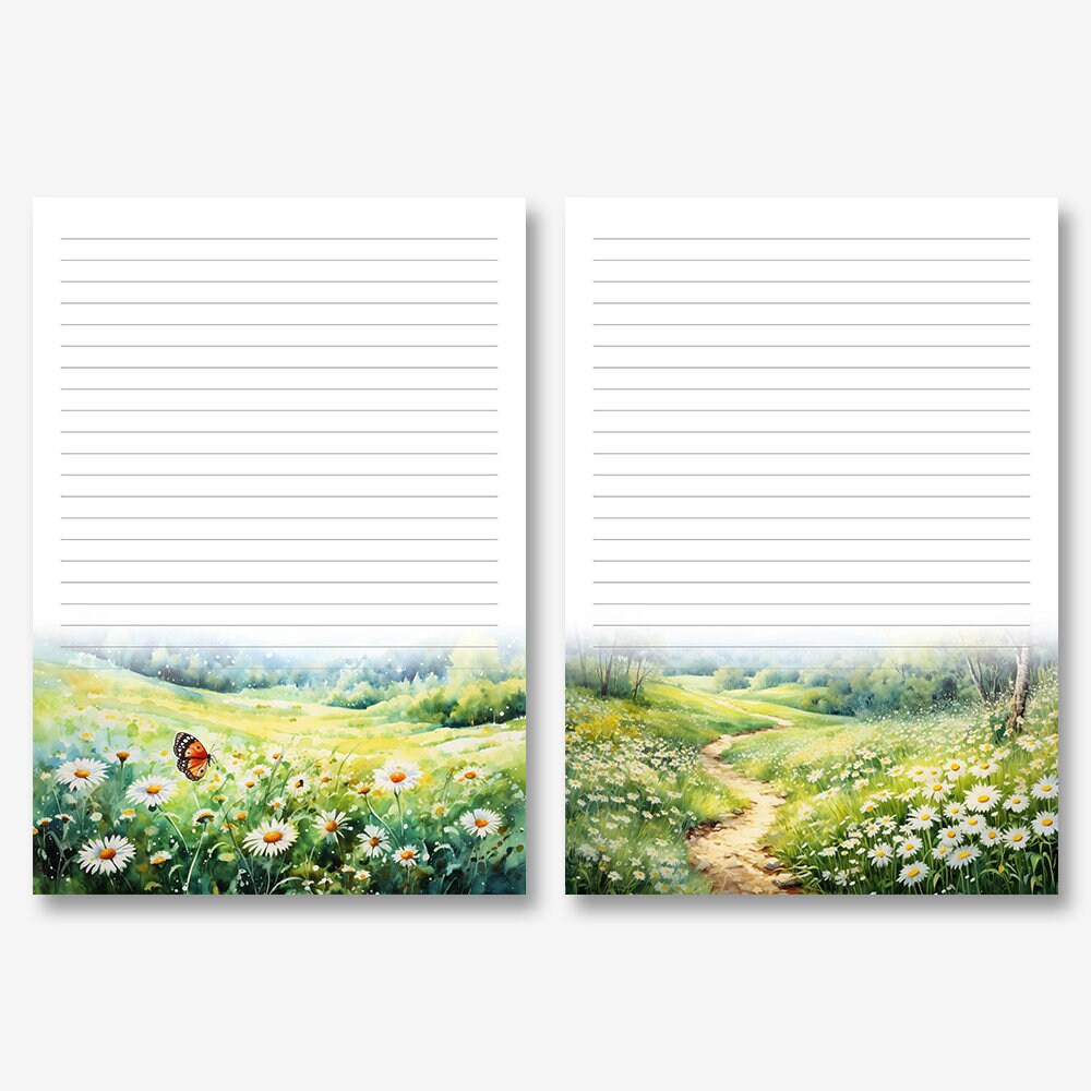 JW Letter Writing Stationery Letter Writing Paper JW Printable ...