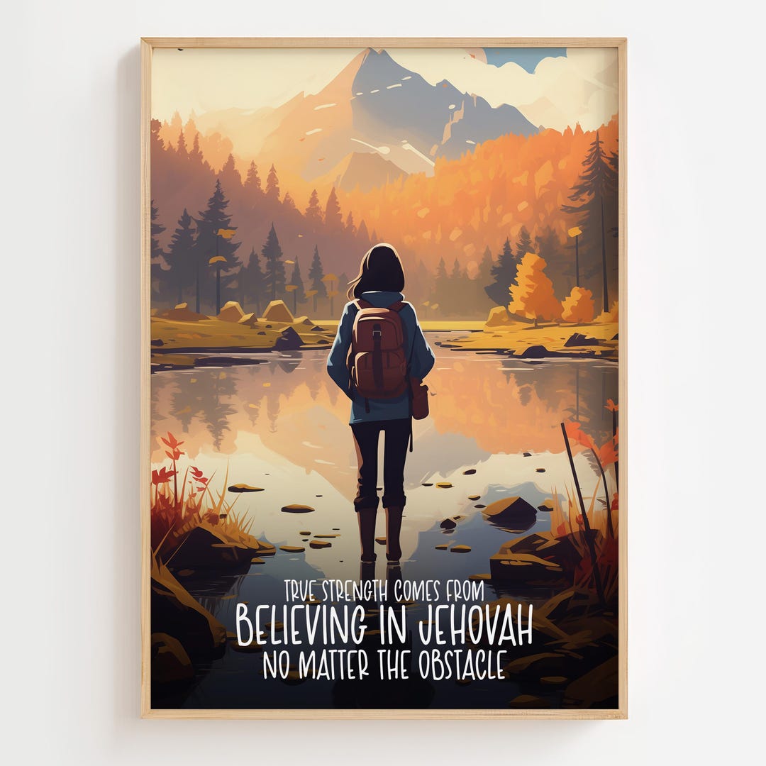 JW Wall Art Printable Poster for Jehovah's Witness Home Decor JW ...