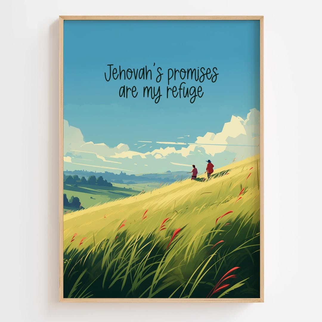 JW Wall Art Printable Poster for Jehovah's Witness Home Decor JW ...