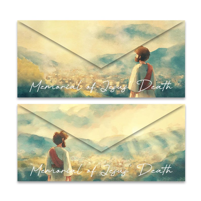 Printable Memorial JW Letter Writing Stationery Envelope | Digital ...