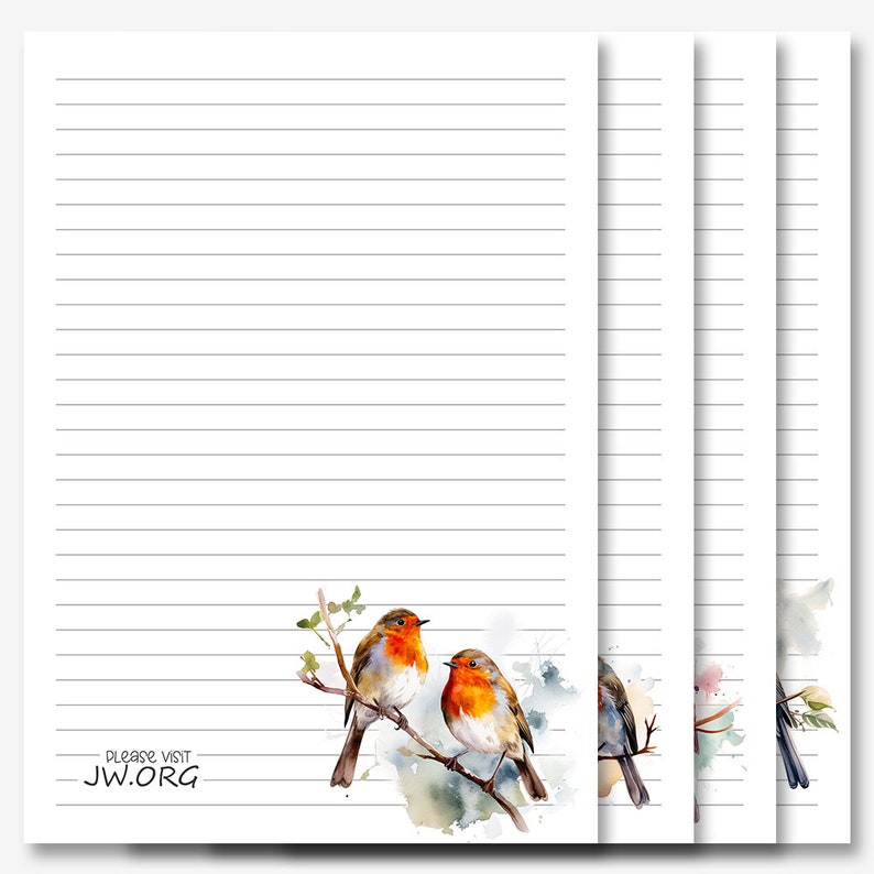 JW Letter Writing Stationery | Letter Writing Paper | JW Printable ...