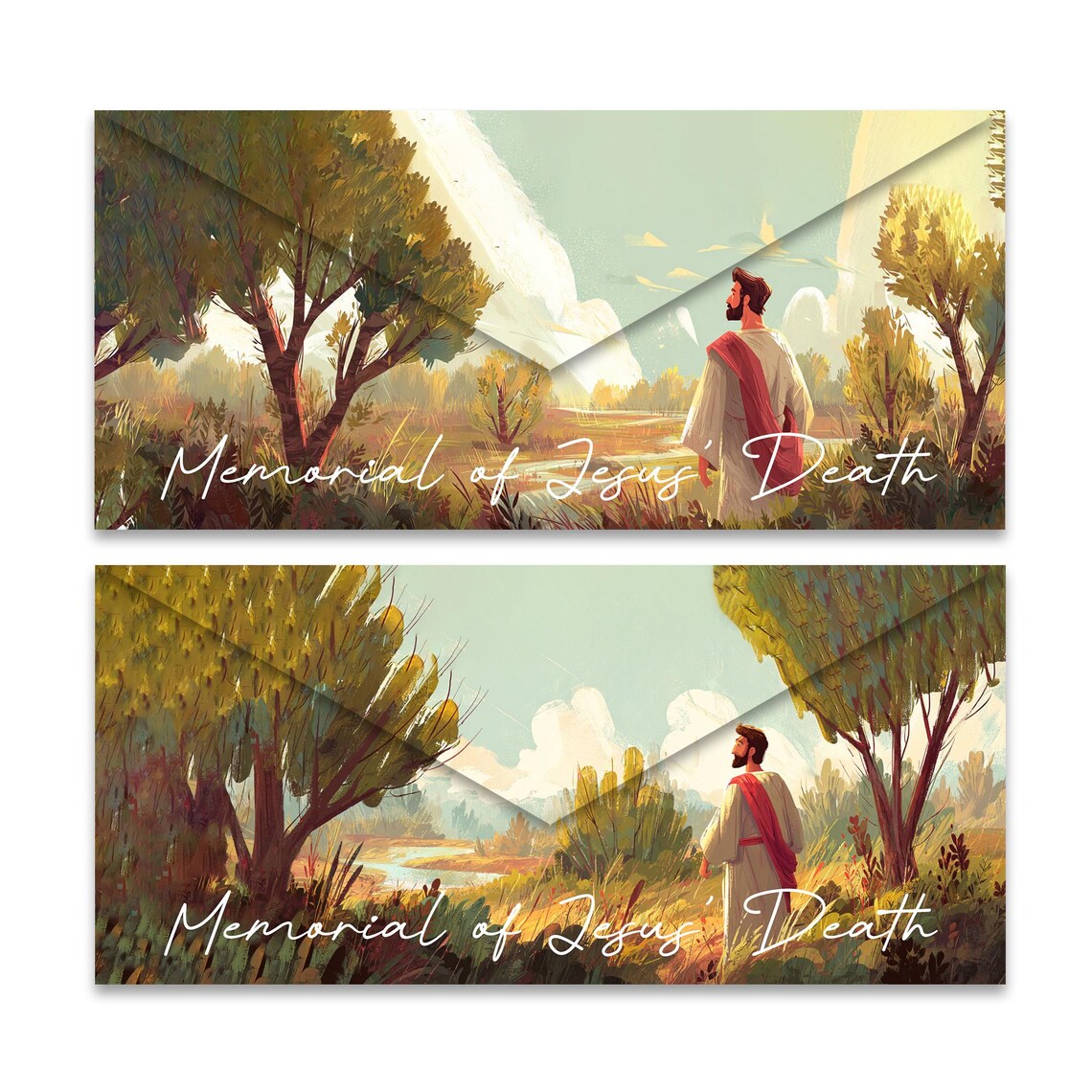 Printable Memorial JW Letter Writing Stationery Envelope | Digital ...