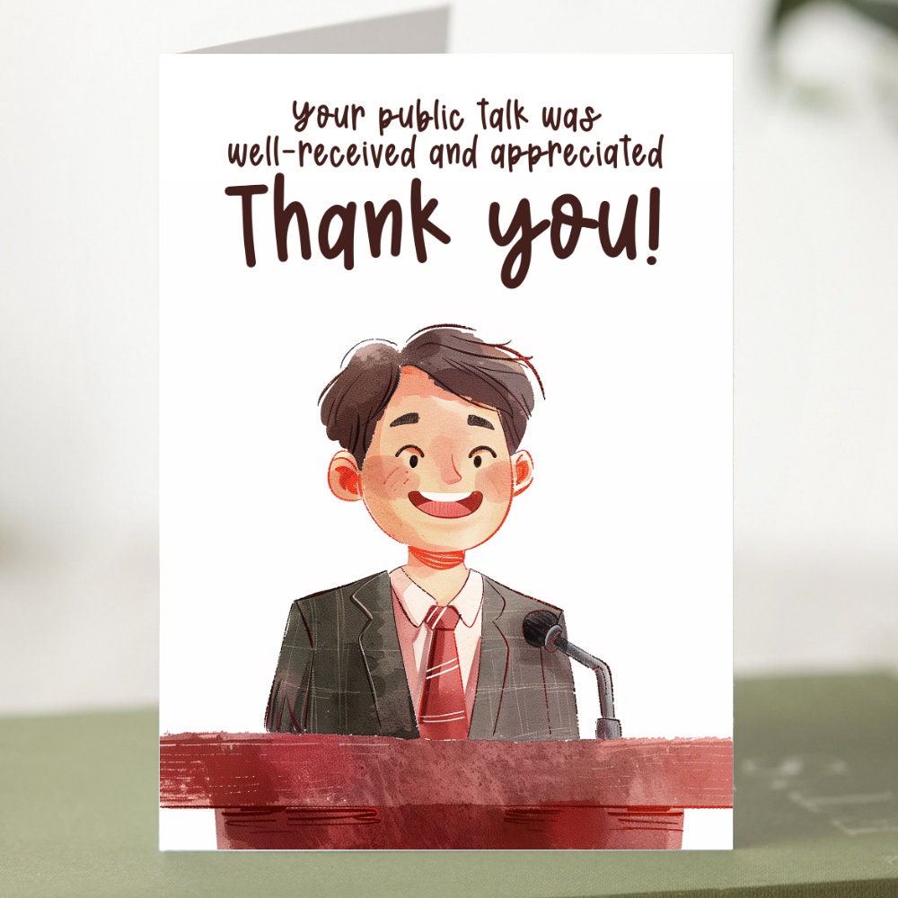 JW Thank You Card Public Talk Card Printable Encouragement Card ...