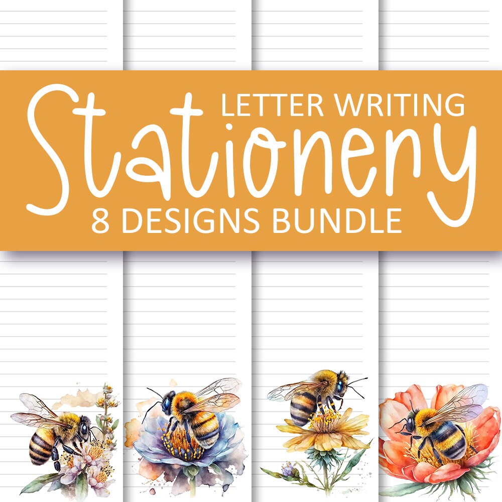 Bee Printable Stationery JW Letter Writing Stationery Letter Writing ...