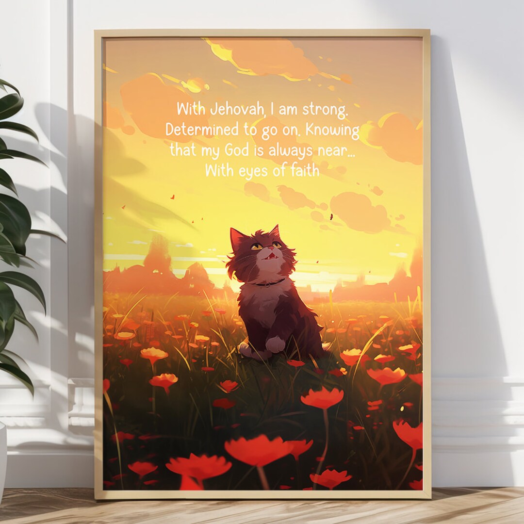 JW Wall Art Printable Poster for Jehovah's Witness Home Decor Regalog ...