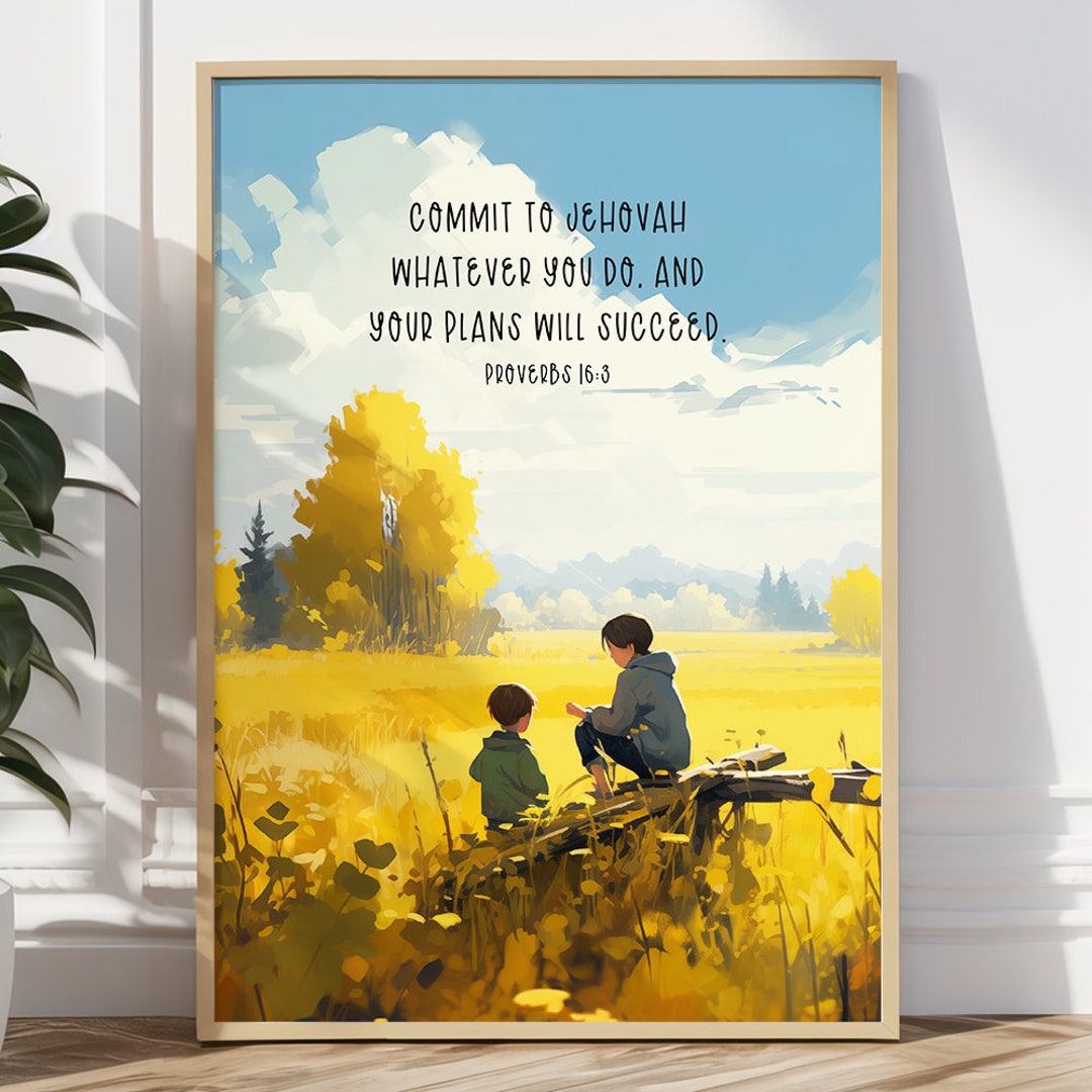 JW Wall Art | Printable Poster for Jehovah's Witness | Home Decor ...