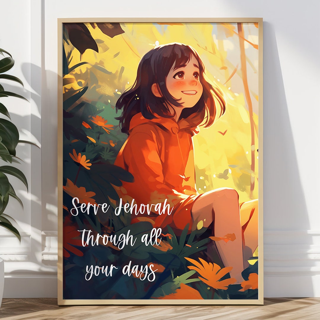 JW Wall Art | Printable Poster for Jehovah's Witness | Home Decor ...
