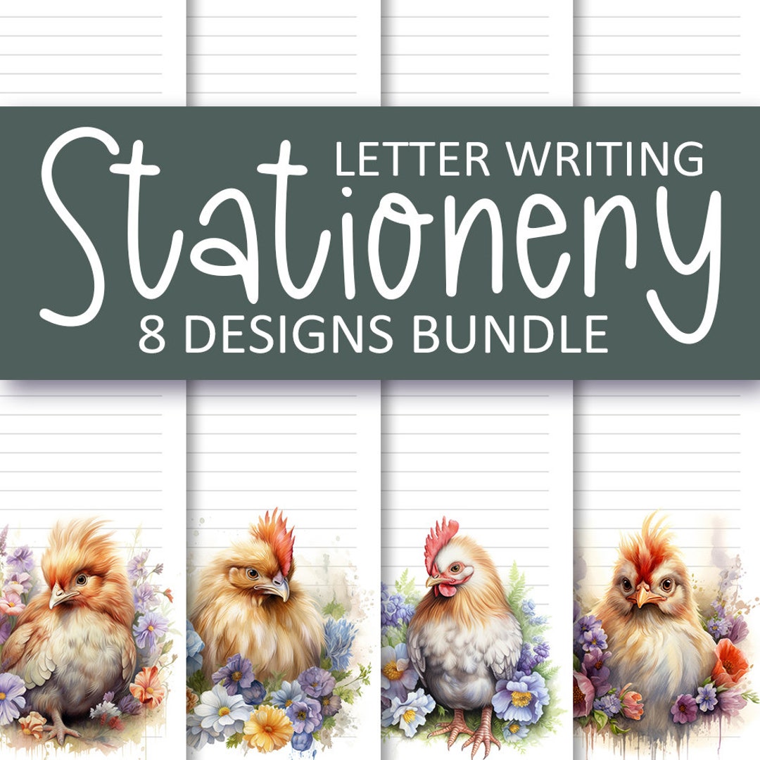 Rooster Printable Stationery | JW Letter Writing Stationery | Letter ...