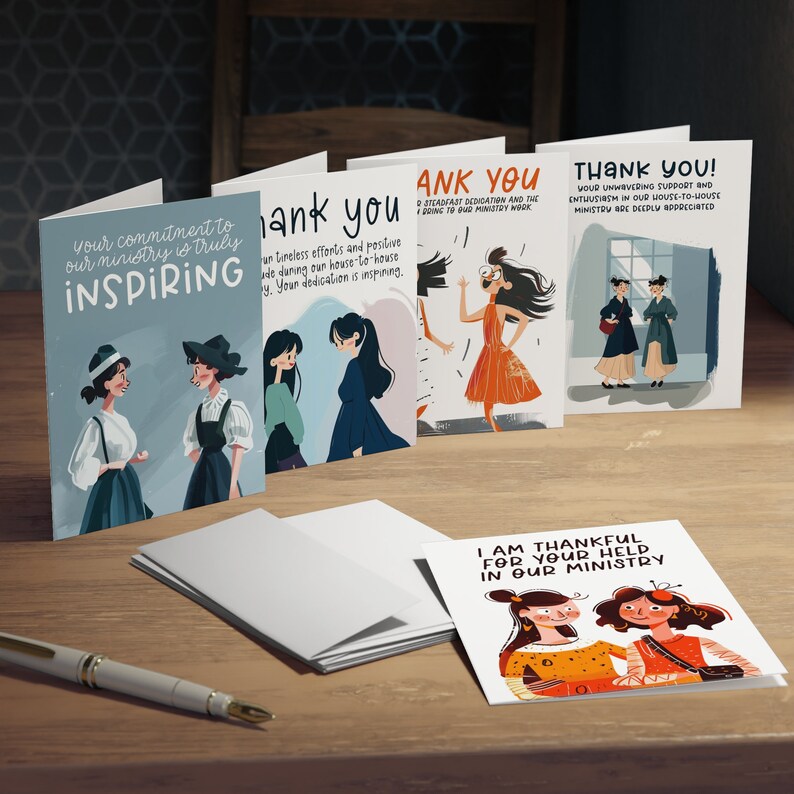 5 JW Thank You Cards for Ministry Service Partner for Sisters - Etsy