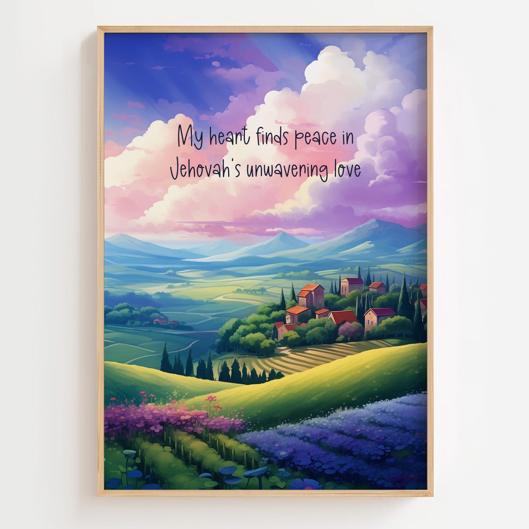 JW Wall Art | Printable Poster for Jehovah's Witness | Home Decor | JW ...