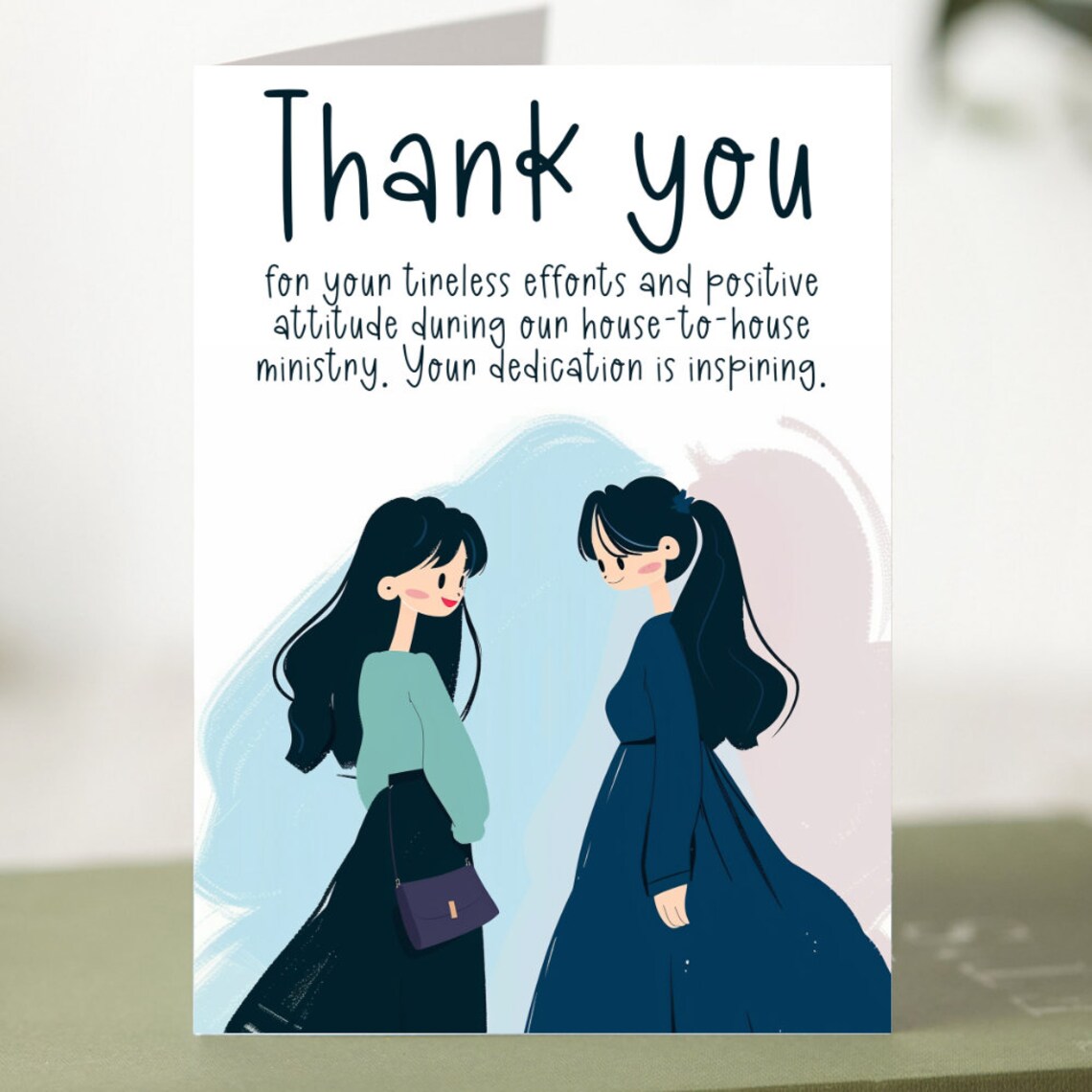 JW Thank You Card Ministry Partner Card Printable Appreciation Card ...