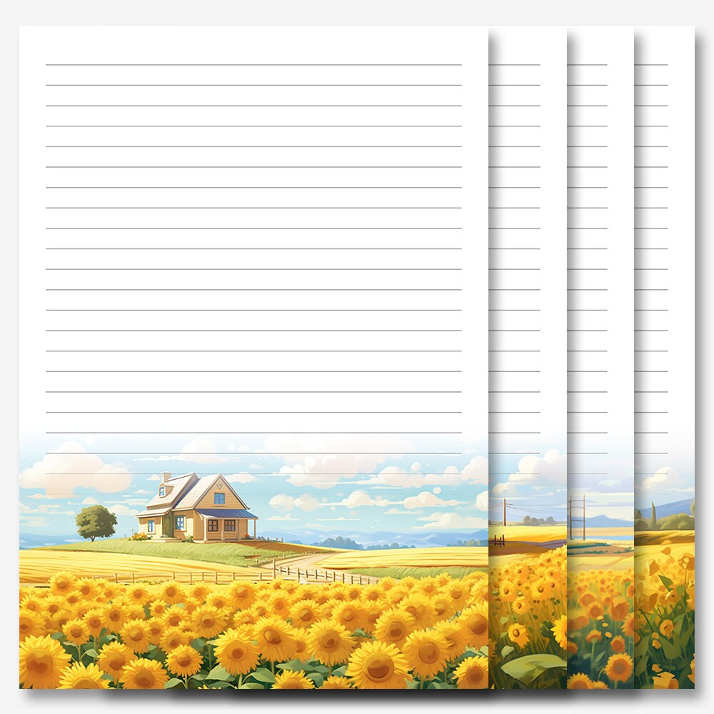JW Letter Writing Stationery Letter Writing Paper JW Printable Quaint ...