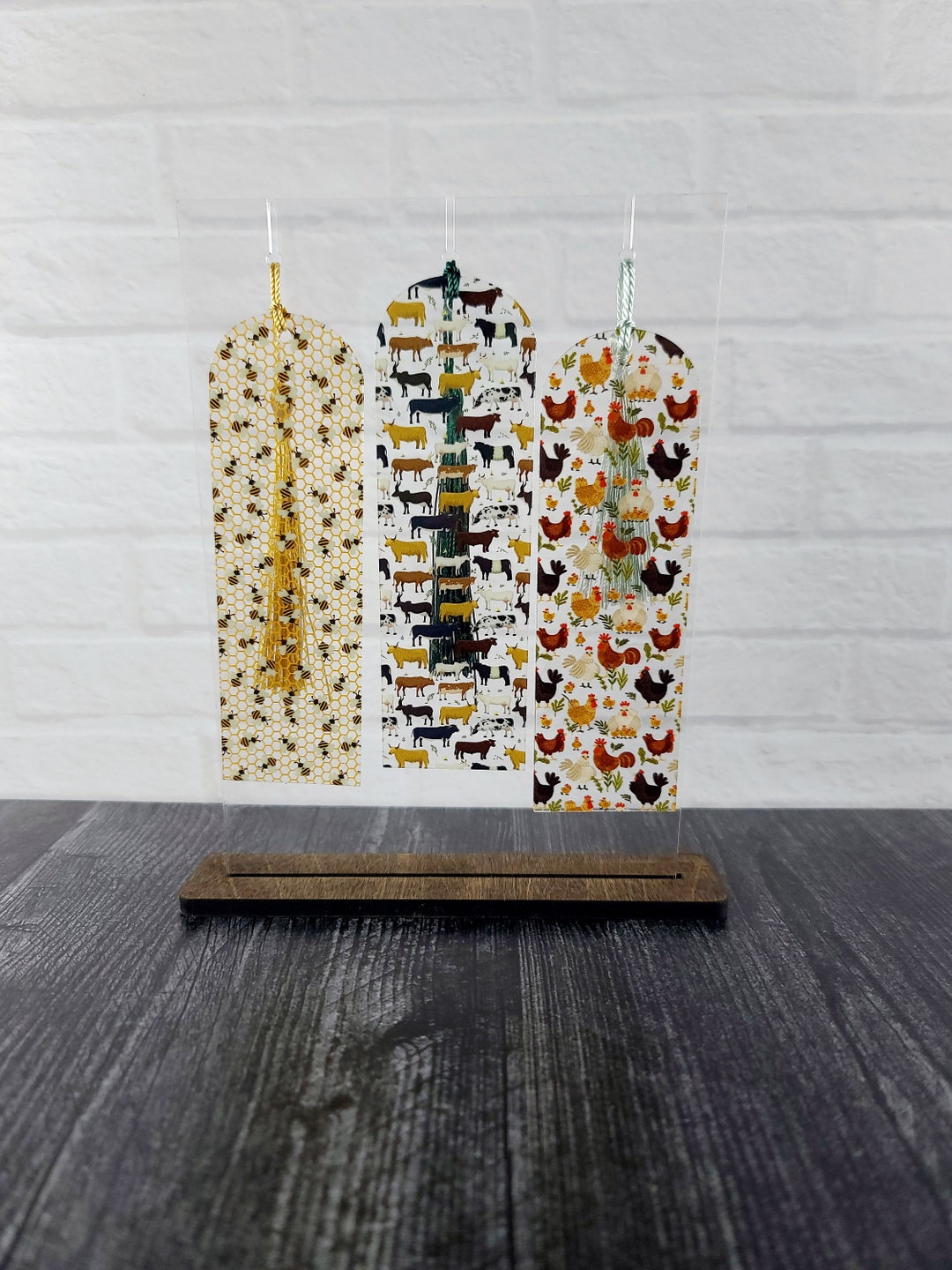 Farm Animals Bookmark Bundle - Etsy