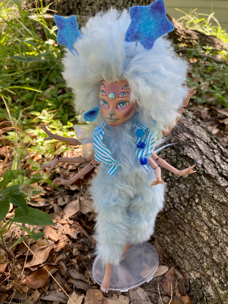 Flo the Starbug, OOAK, Art Doll, Monster High Doll, Repaint, Faceup - Etsy