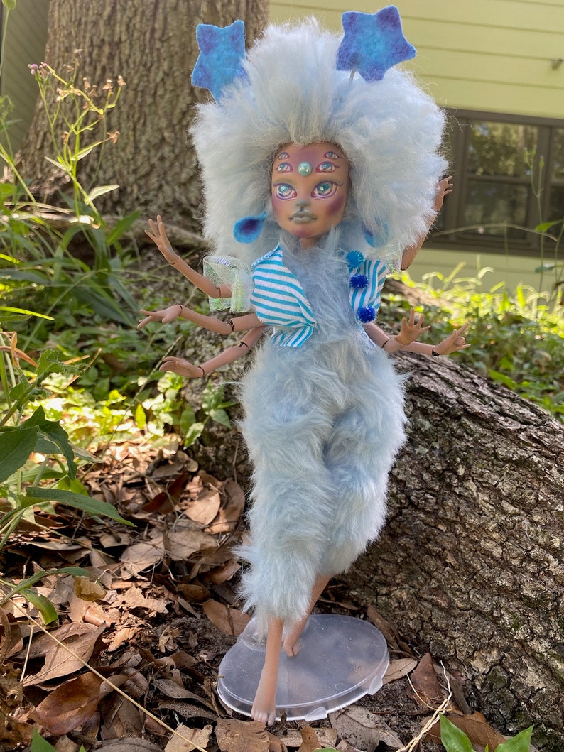 Flo the Starbug, OOAK, Art Doll, Monster High Doll, Repaint, Faceup - Etsy