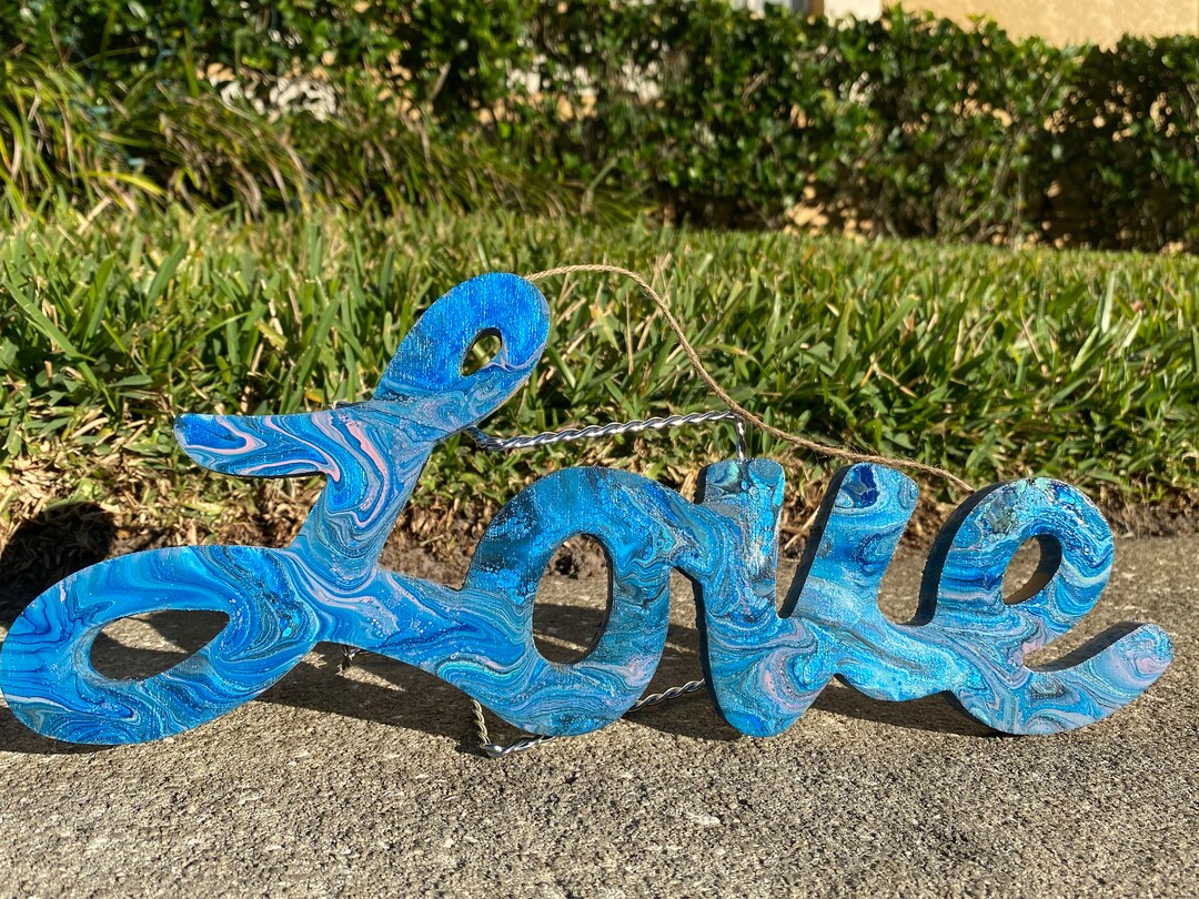 Wooden LOVE Wall Decor - Etsy