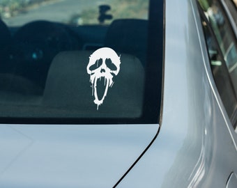Scream Ghostface Car Decal - Etsy