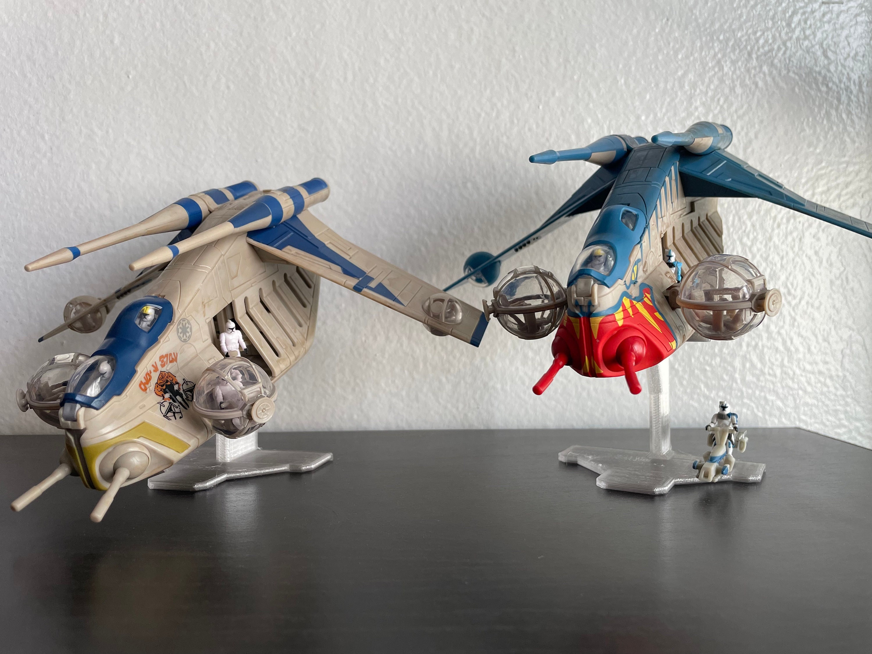 Micro Galaxy Squadron LAAT Display Stand - Etsy