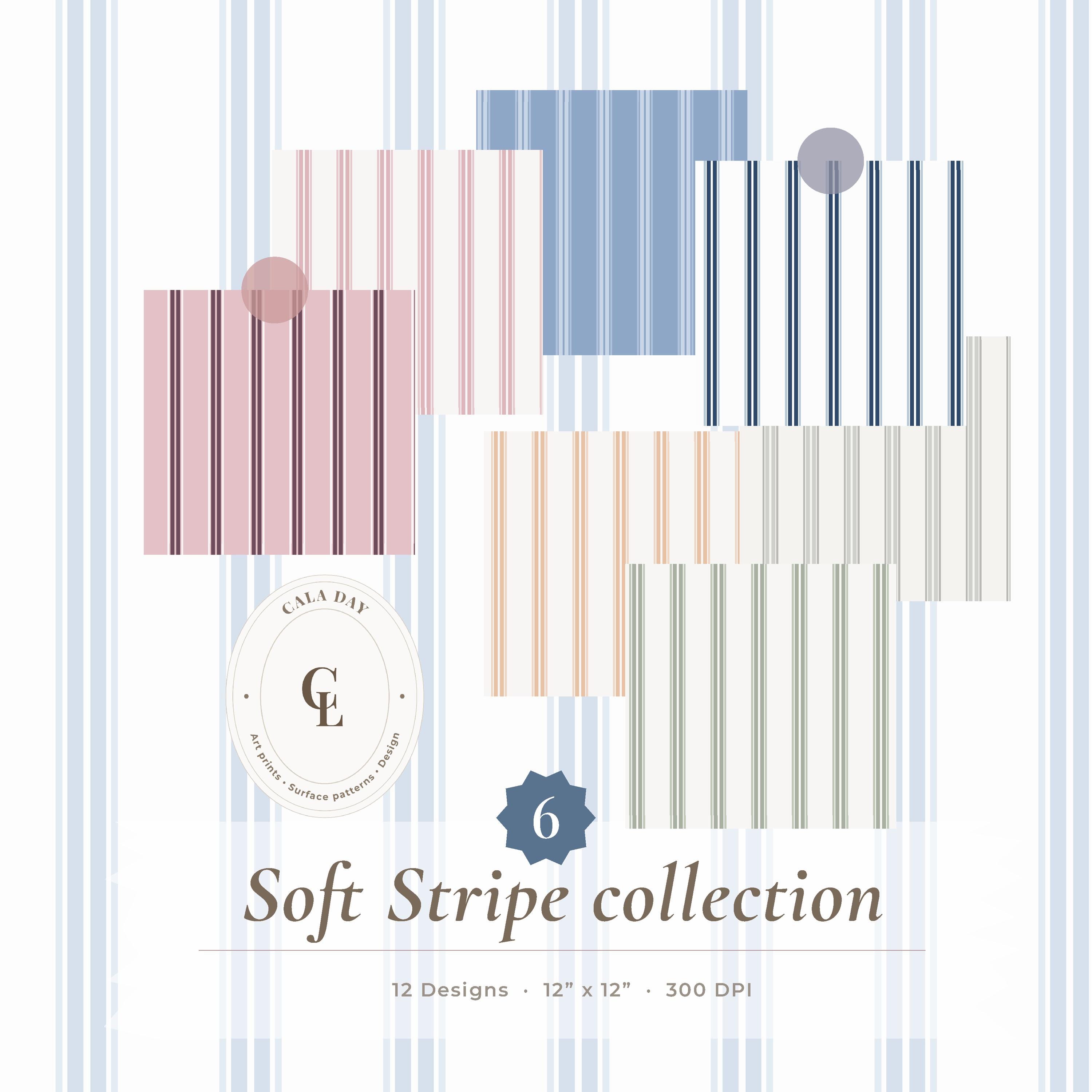 Seamless Stripe Digital Paper Pack – 12x12 Scrapbook Papers for Fabric ...