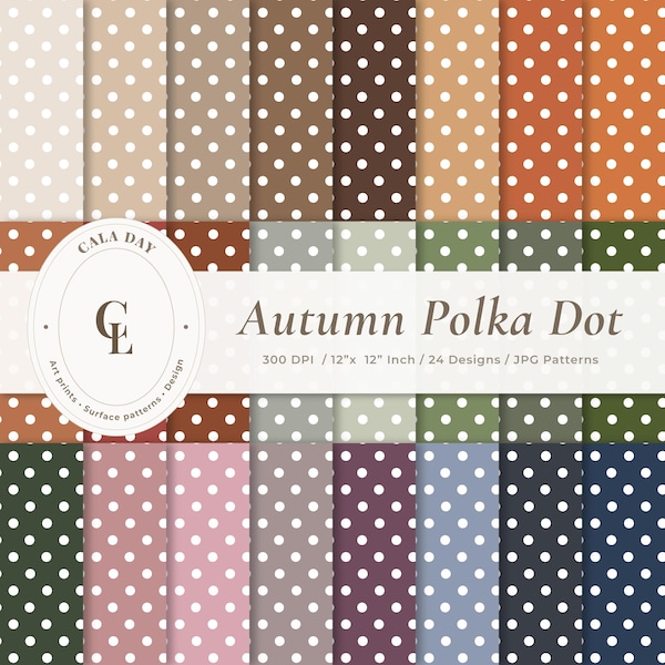 Aesthetic Polka Dot Background - Etsy