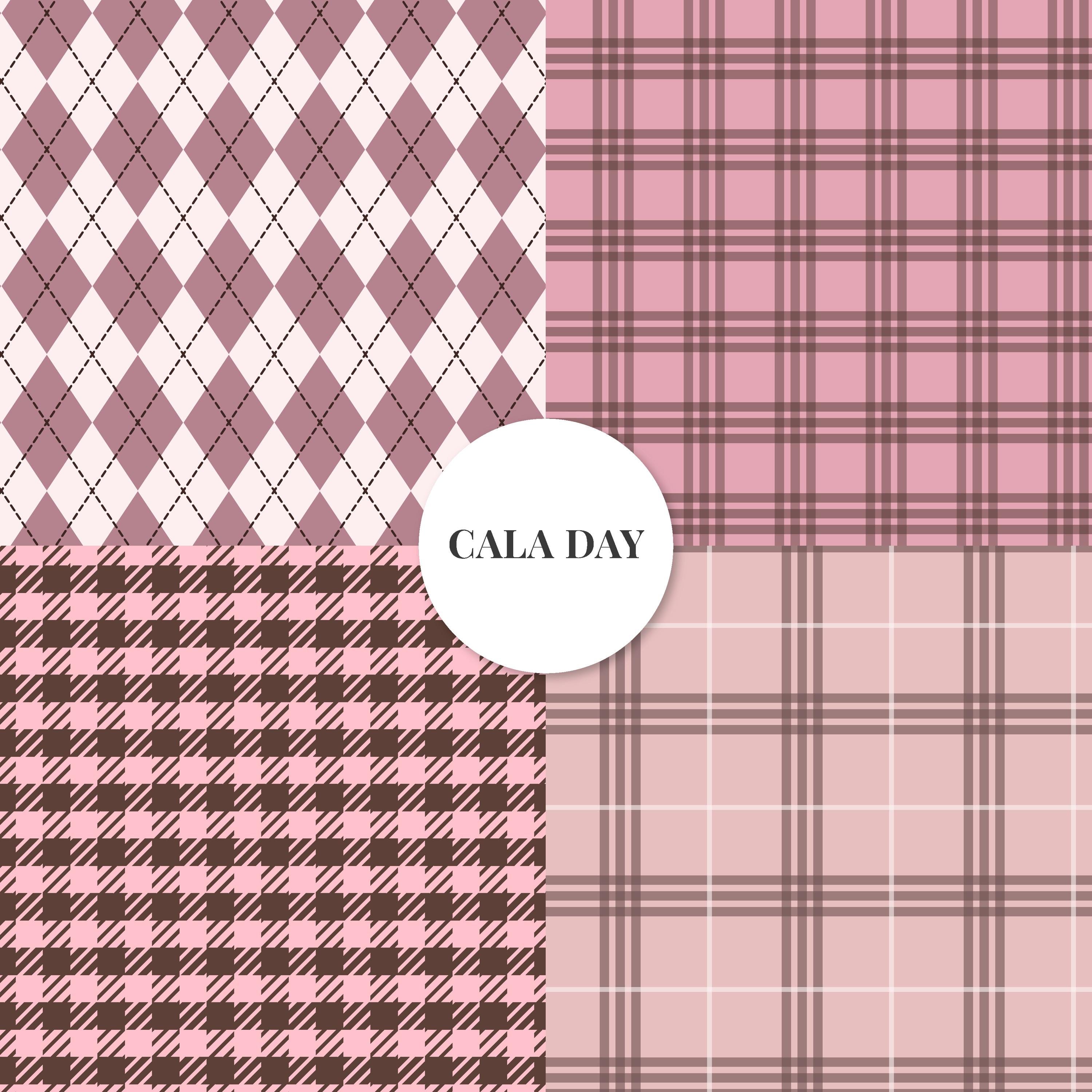 Vintage Pink Brown Digital Paper Pack – 12x12 Seamless Scrapbook Paper ...
