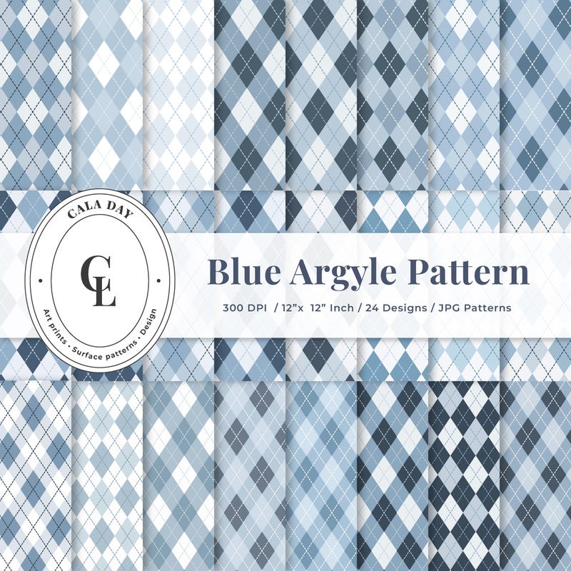 Printable Argyle Pattern - Etsy