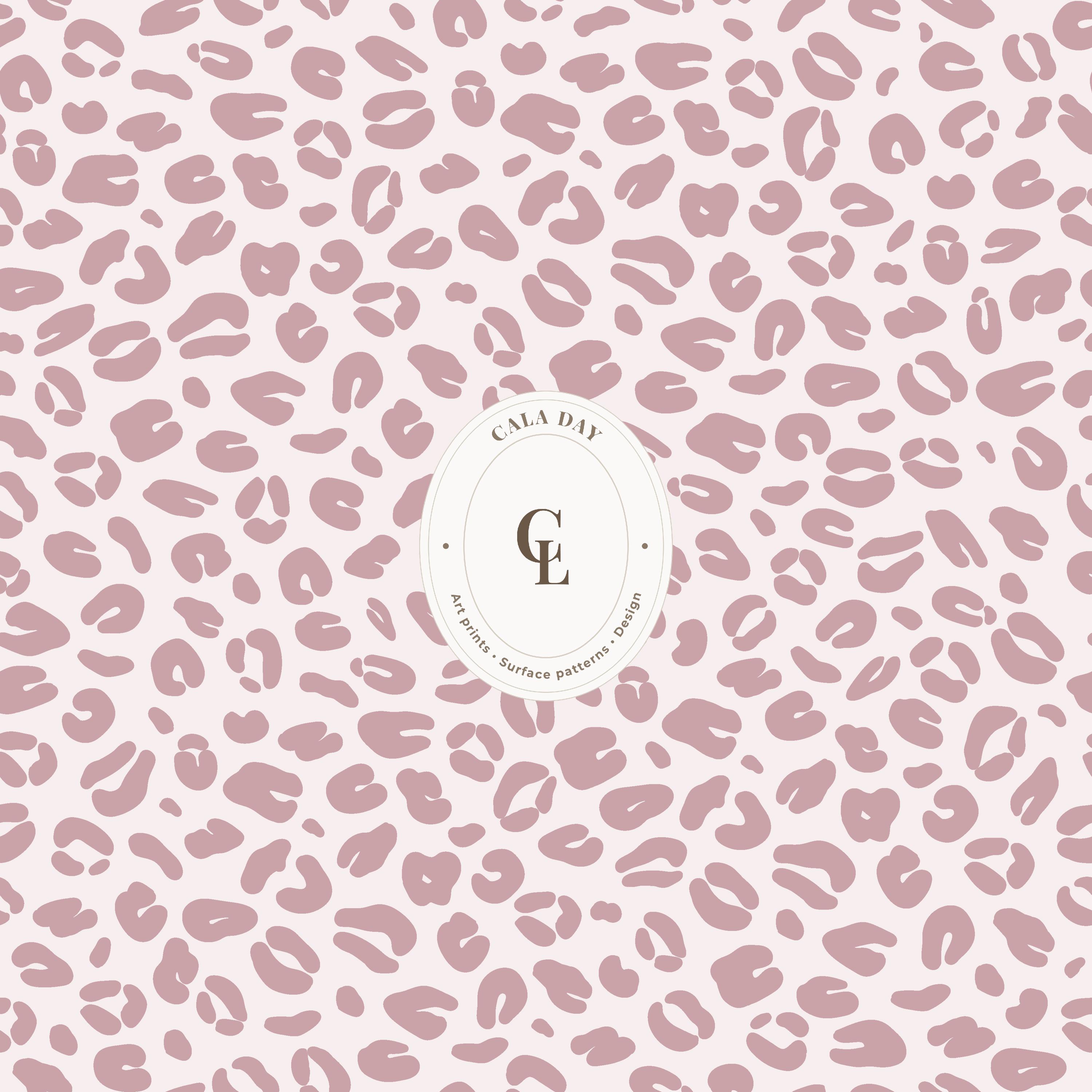 Pastel and Ash Leopard Seamless Pattern Digital Paper Pack – Animal ...